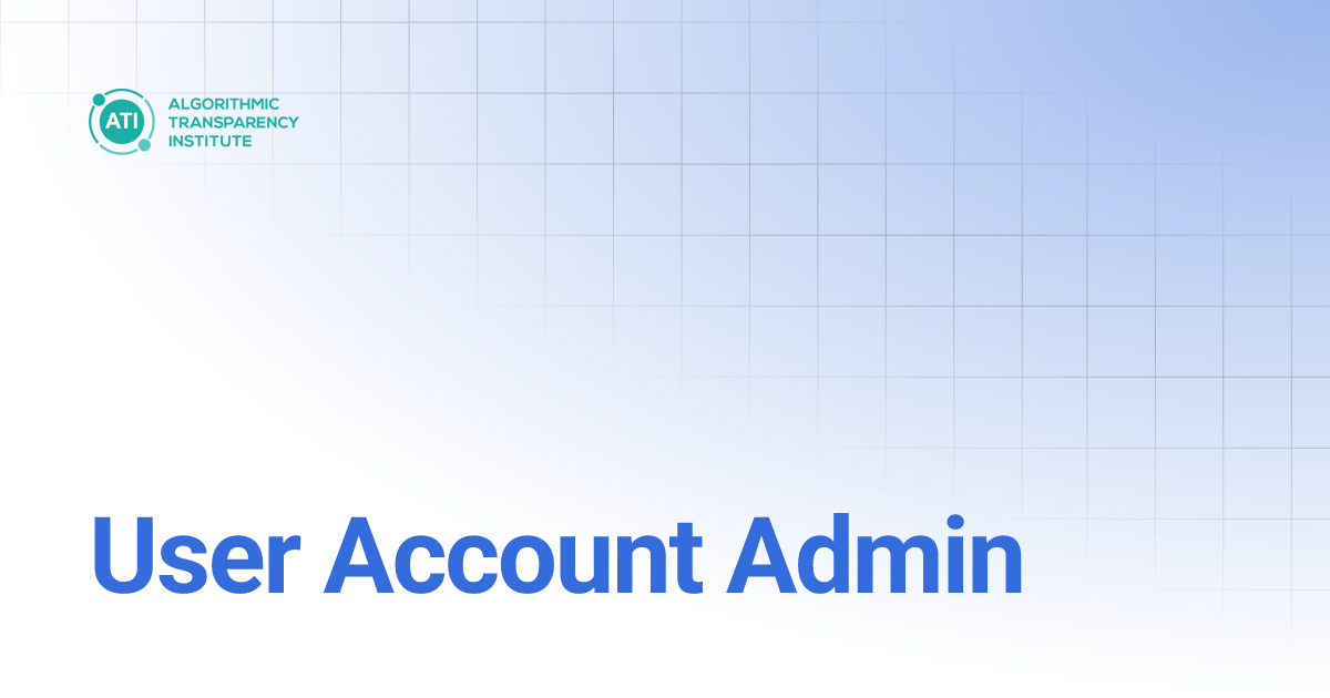 User Account Admin | v 0.05 Junkipedia User Guide