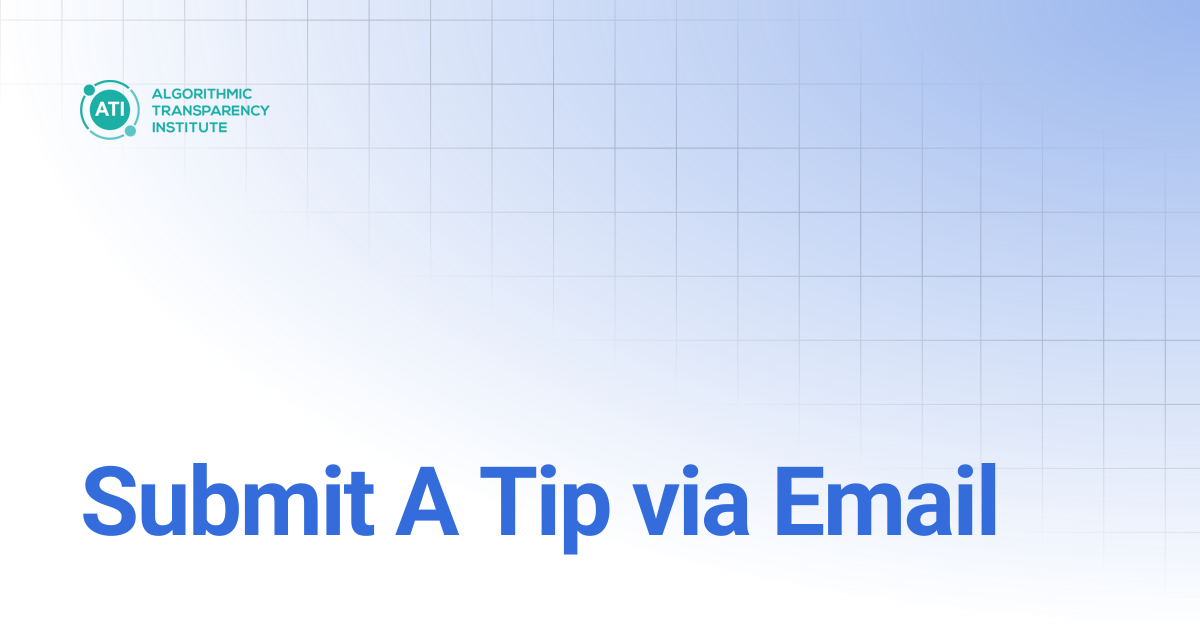 Submit A Tip via Email | v 0.05 Junkipedia User Guide