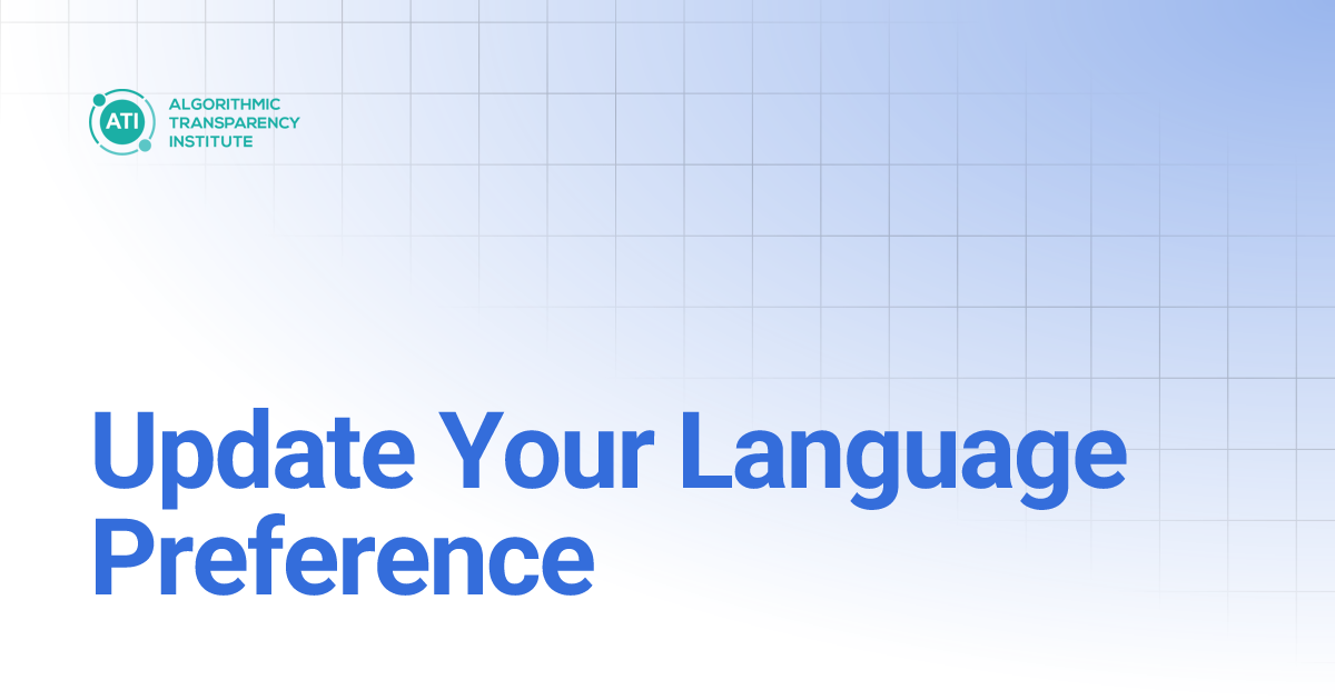 Update Your Language Preference | v 0.05 Junkipedia User Guide